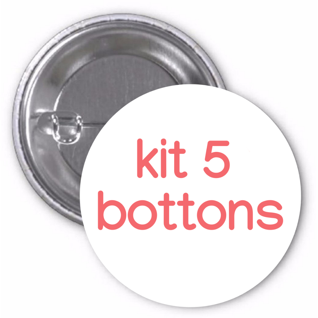 kit 5 ou 10 bottons personalizados sua imagem logo buton button botton ...