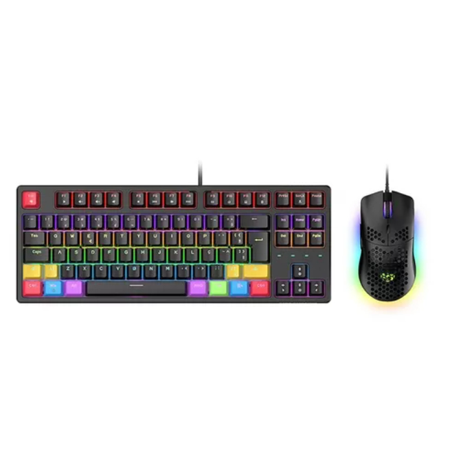 Kit Gamer Teclado E Mouse Fire Phoenix Bk-05 | Shopee Brasil
