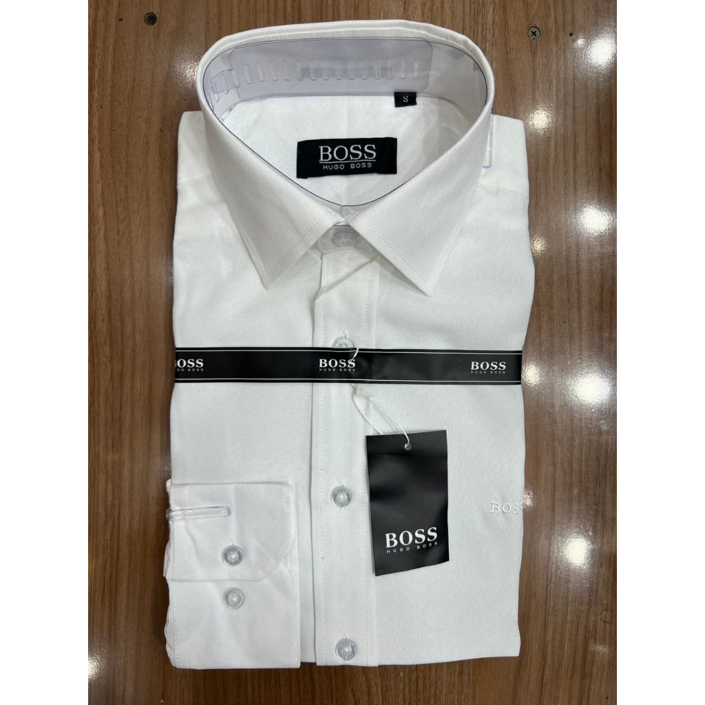 Camisa Social Hugo Boss Premium Manga Longa | Shopee Brasil