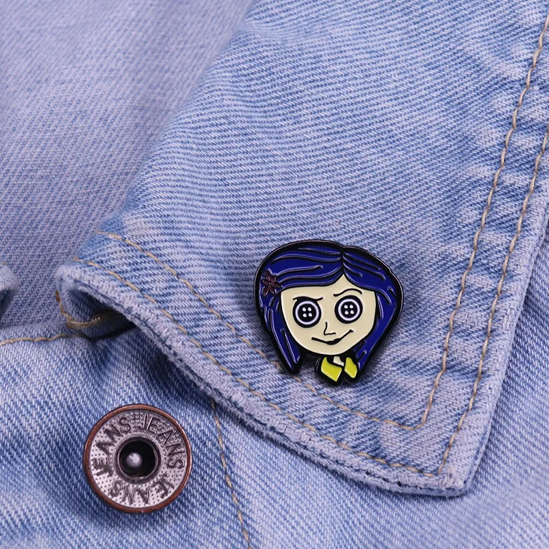 Broche Coraline e o Mundo Secreto Desenho Fofo Colorido | Shopee Brasil