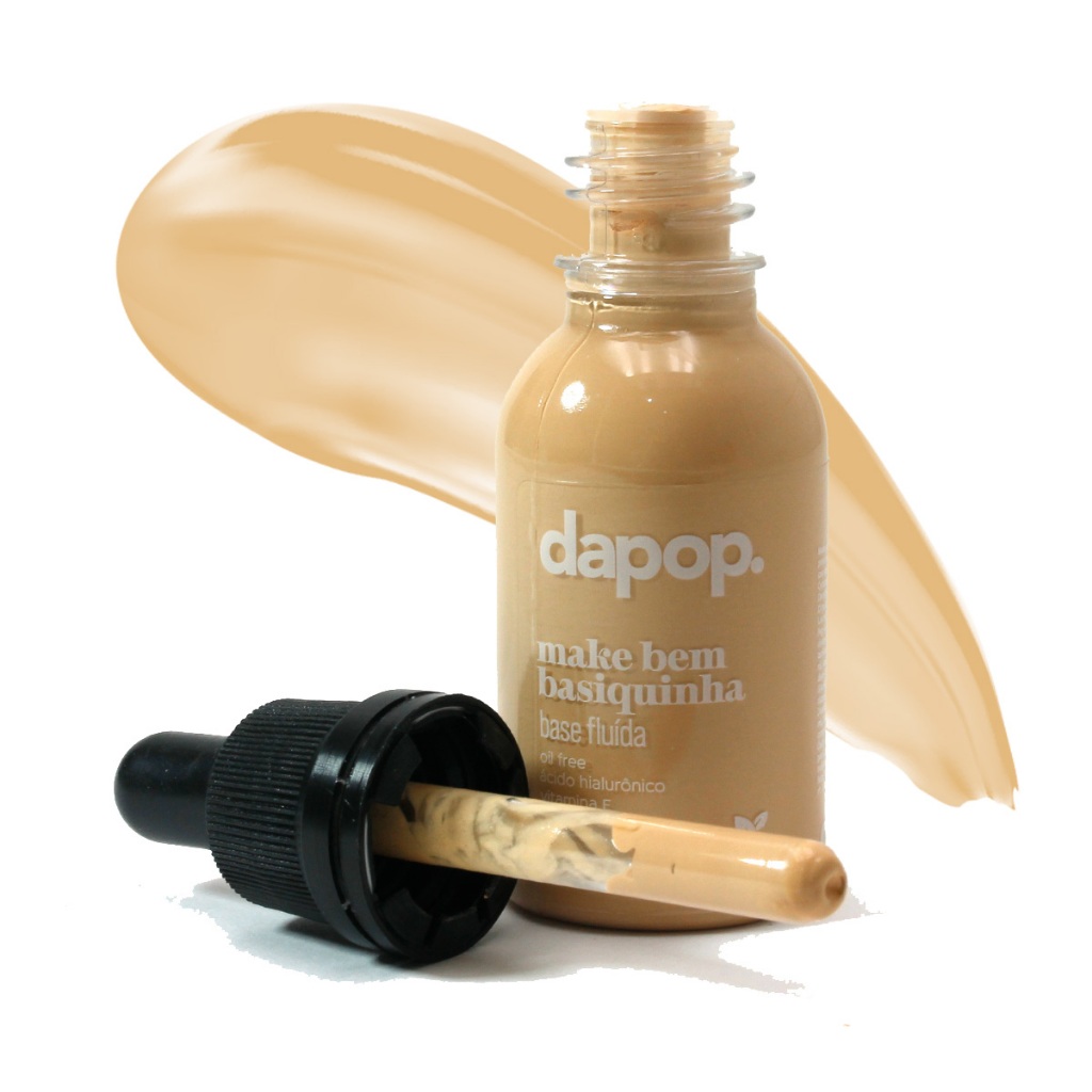 Base Fluida Make Bem Basiquinha Dapop, Aveludada, Vegana e Perfeita ...