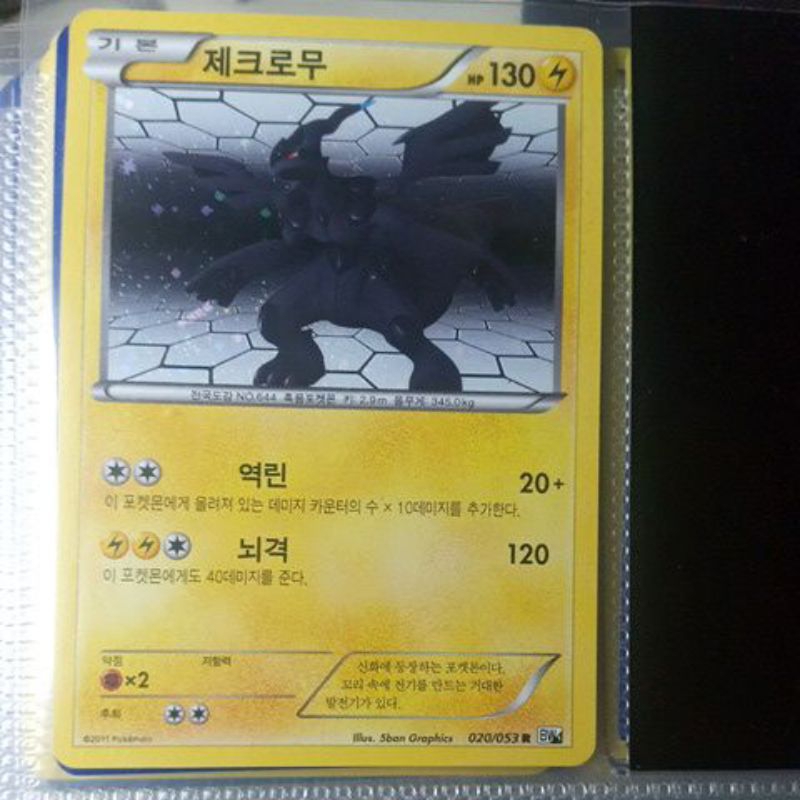 Pokemon Tcg - Zekrom BW (Coreano) | Shopee Brasil
