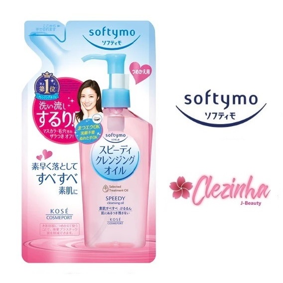 Refil Kosé Softymo Speedy Cleansing Oil Demaquilante 200ml Made in ...