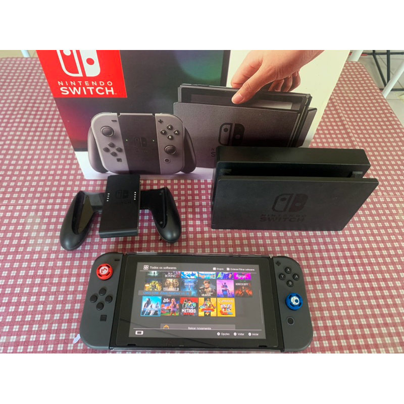 Nintendo Switch V1 256gb - Usado, Desbloqu. Leia a Descrição. | Shopee ...