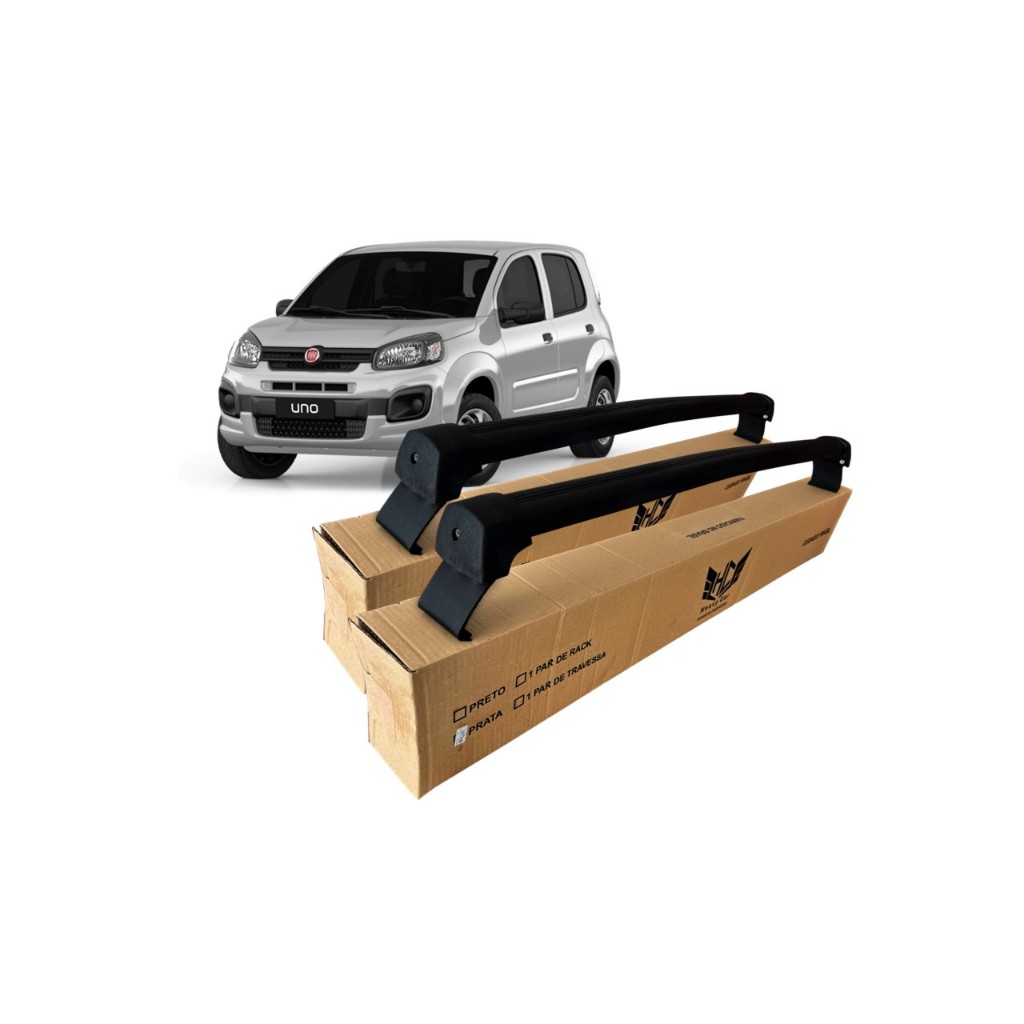 Rack Bagageiro De Teto Para Fiat Uno Vivace Modelo 4 Portas | Shopee Brasil