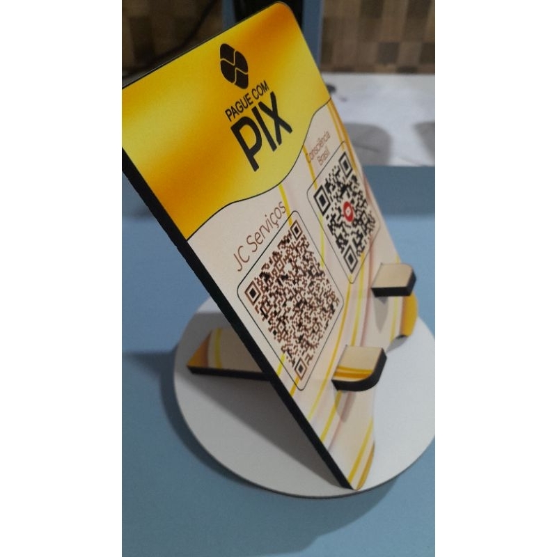 Placa Qr Code Em Mdf Shopee Brasil