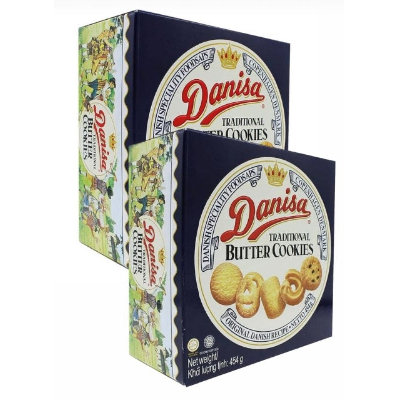 kit 2 Biscoitos Danisa Butter cookies 454g | Shopee Brasil