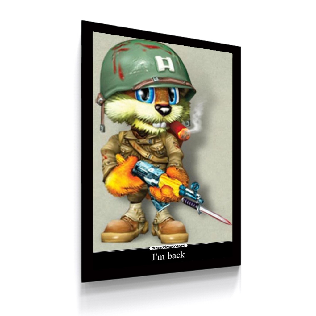 Poster Quadro Decorativo Conker's Bad Fur Day Nintendo 64 Tamanho ...