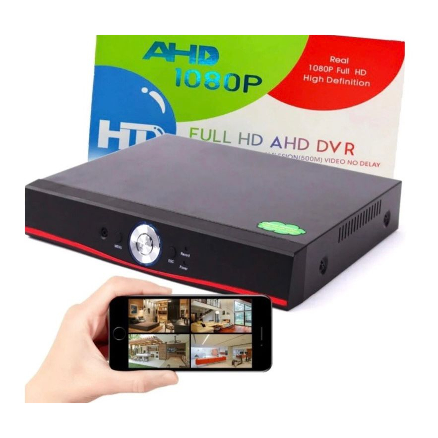 Gravador Digital Dvr 4 Canais Full Hd Preto Ahd 1080p Sem/Com Cameras ...