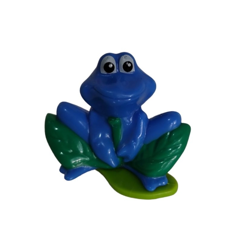 Boneco Miniatura Sapo Azul | Shopee Brasil