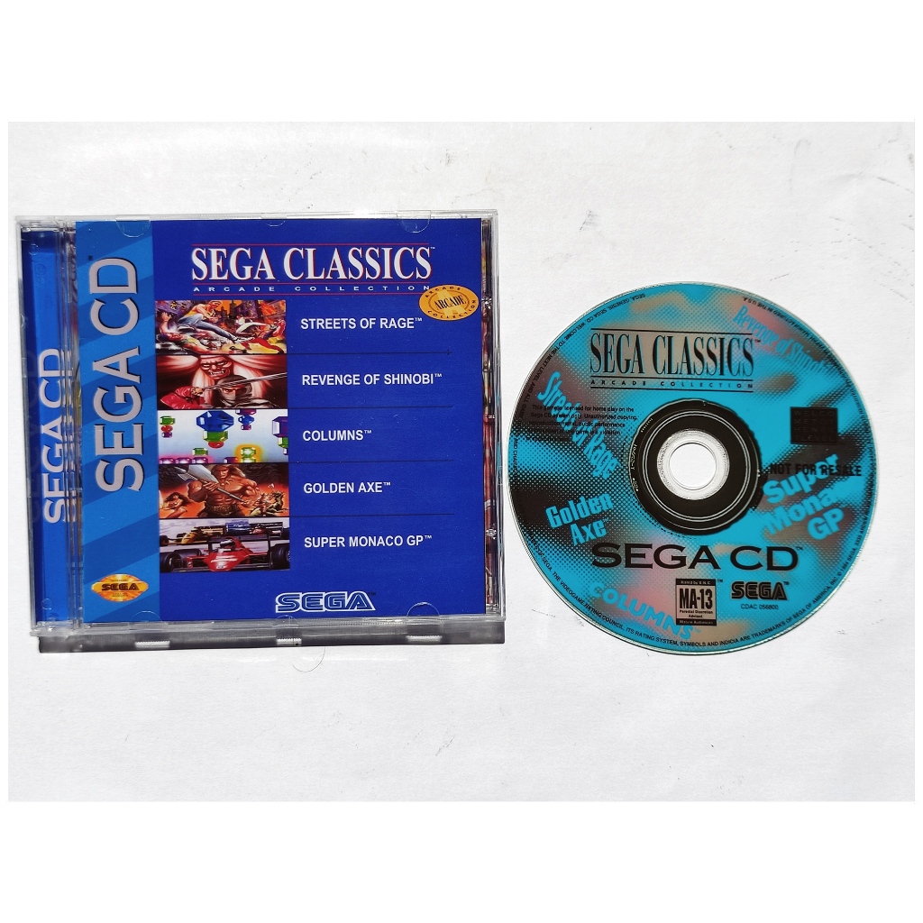 Sega Classics Arcade collection para Sega Cd | Shopee Brasil