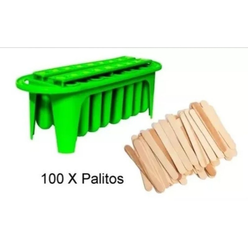 Picoleteira Forma De Picolés +100 Palitos | Shopee Brasil