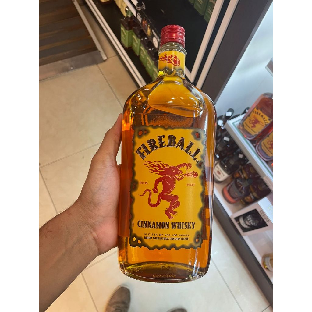 WHISKY FIREBALL CINNAMON 1 LITRO - IMPORTADO - Escorrega o Preço