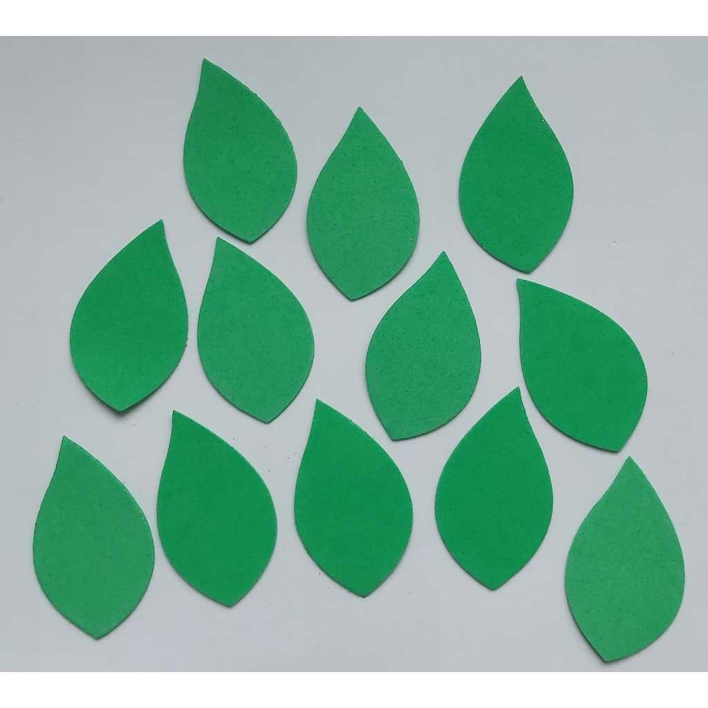 Aplique Folha de EVA - 10 unidades / Aplique Folha / Folha de EVA ...