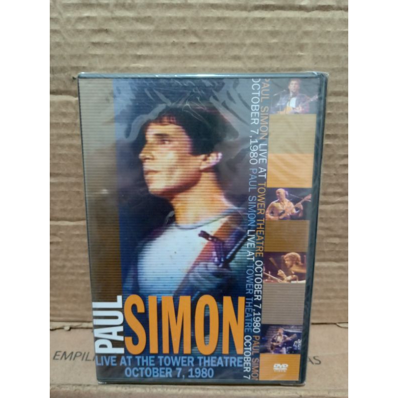 DVD PAUL SIMON- LIVE AT THE TOWER THEATER/ OCTOBER 7/1980 (ORIGINAL ...