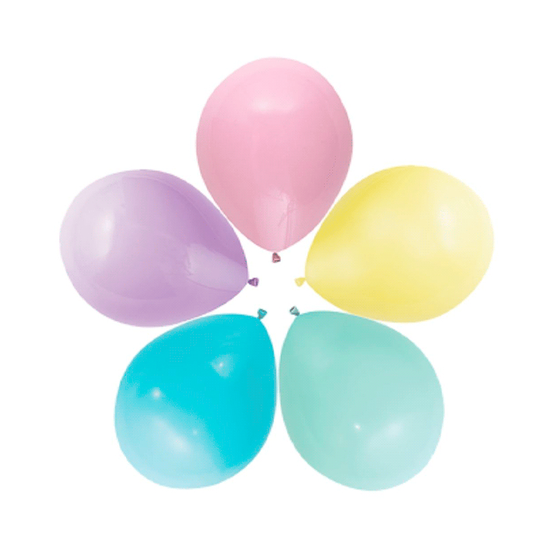 Balão Bexiga 5 Polegadas Liso Redondo 50 Unidades Festball Cor Sortido Candy | Shopee Brasil