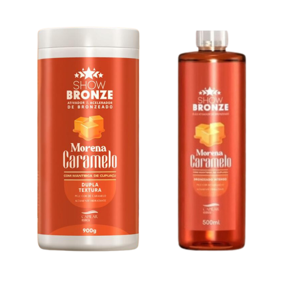Kit Parafina + Óleo Caramelo Capilar Essência | Shopee Brasil