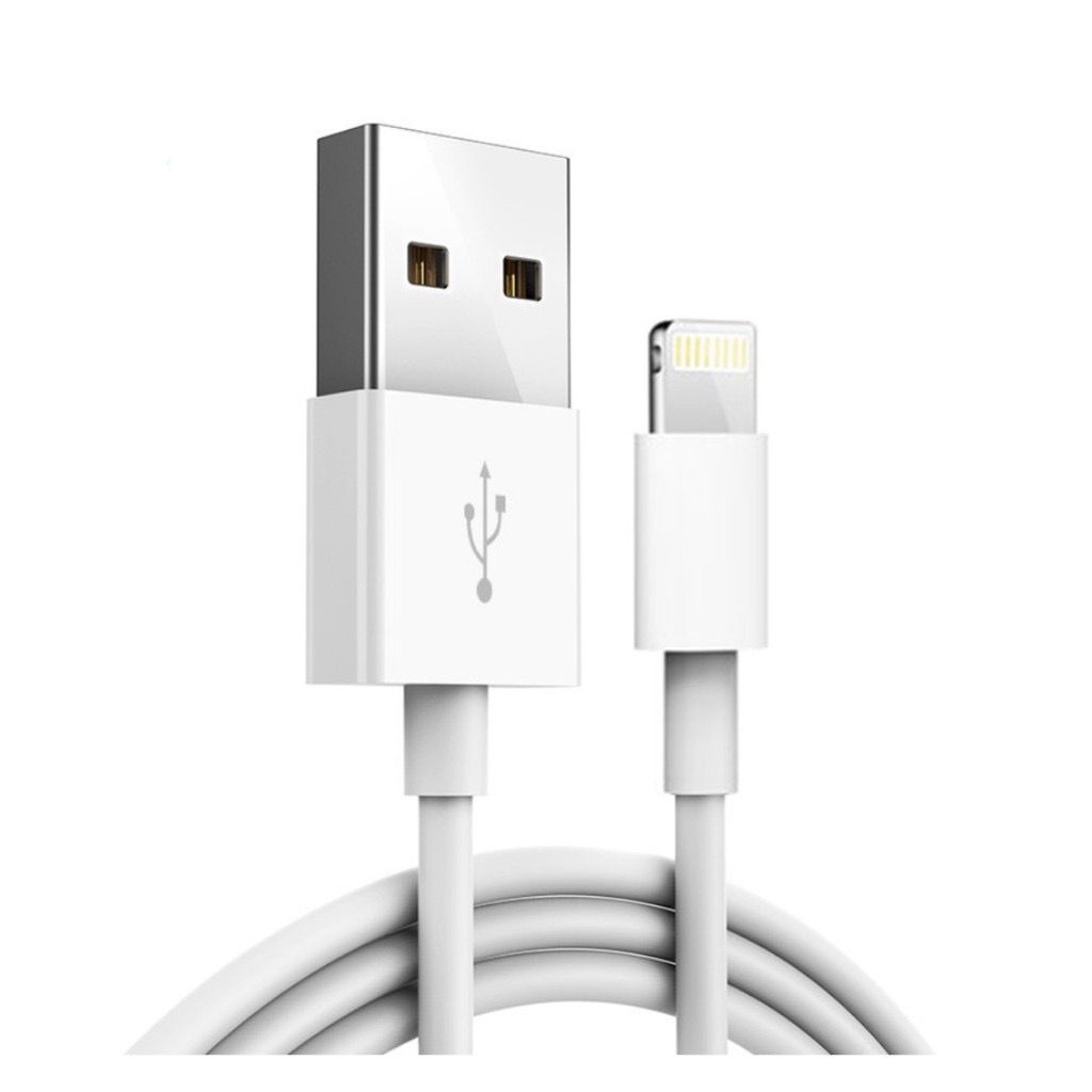 CABO PARA IPHONE IOS USB DE DADOS CARREGAMENTO RÁPIDO DE 1M PARA IOS | Shopee Brasil