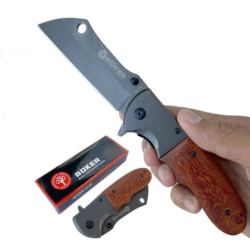 Canivete Semiautomático Boker Trilha Camping Pesca | Shopee Brasil