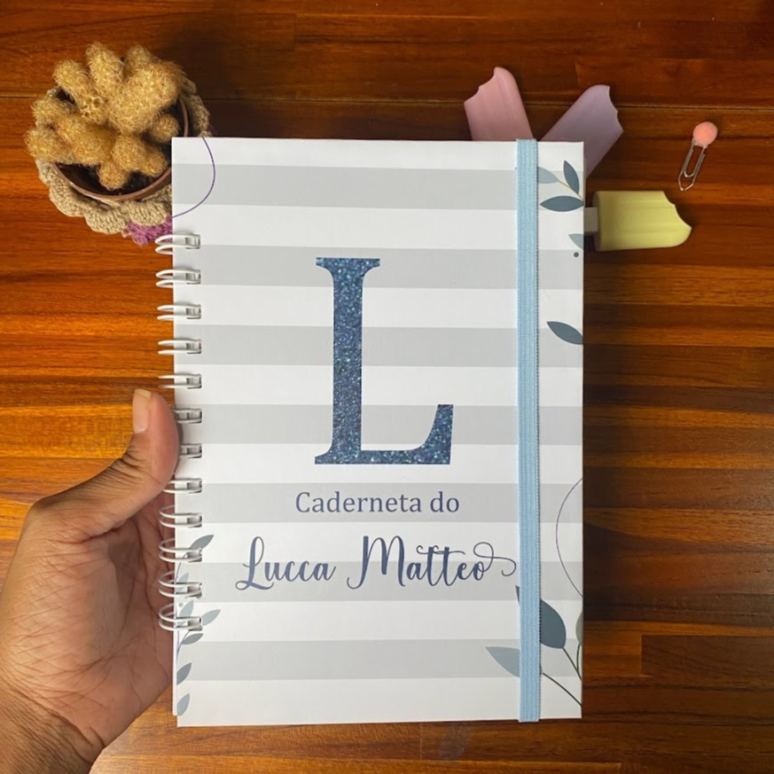 Caderneta de Vacinação Menino Minimalista personalizada | Caderneta de ...