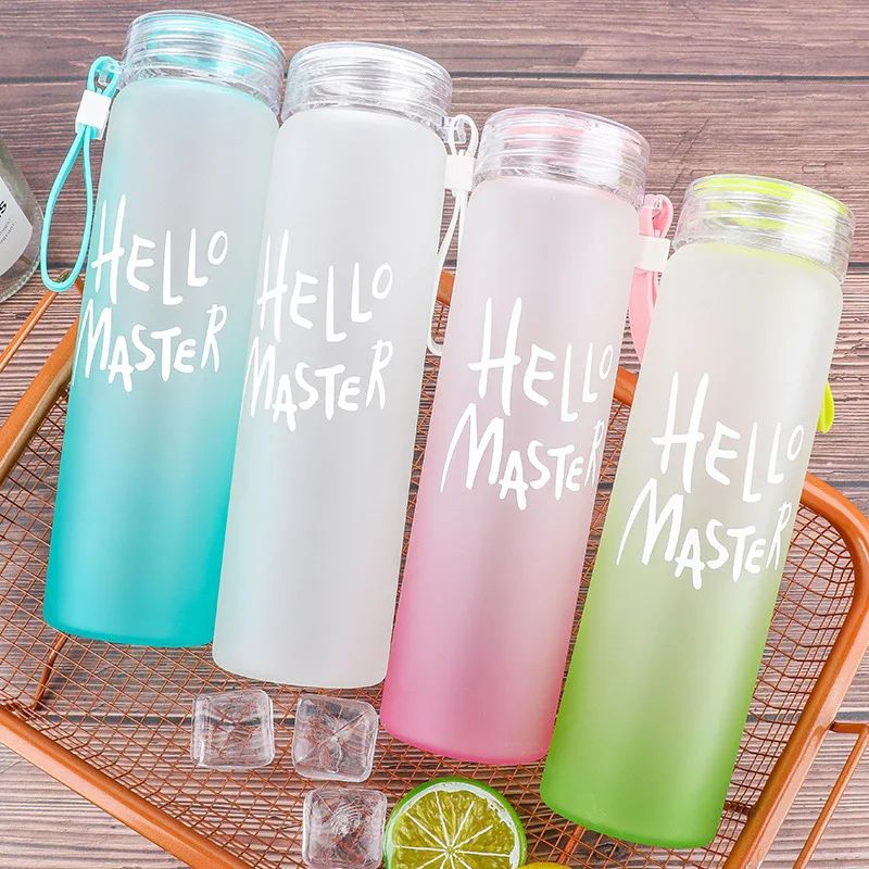 Garrafa de Água 500ML Hello Master Lilás | Shopee Brasil