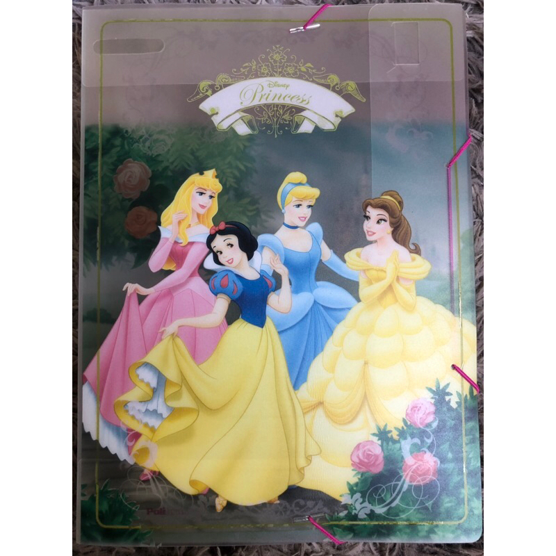 Pasta Escolar Princesas Disney A4 PoliPropileno Grossa | Shopee Brasil