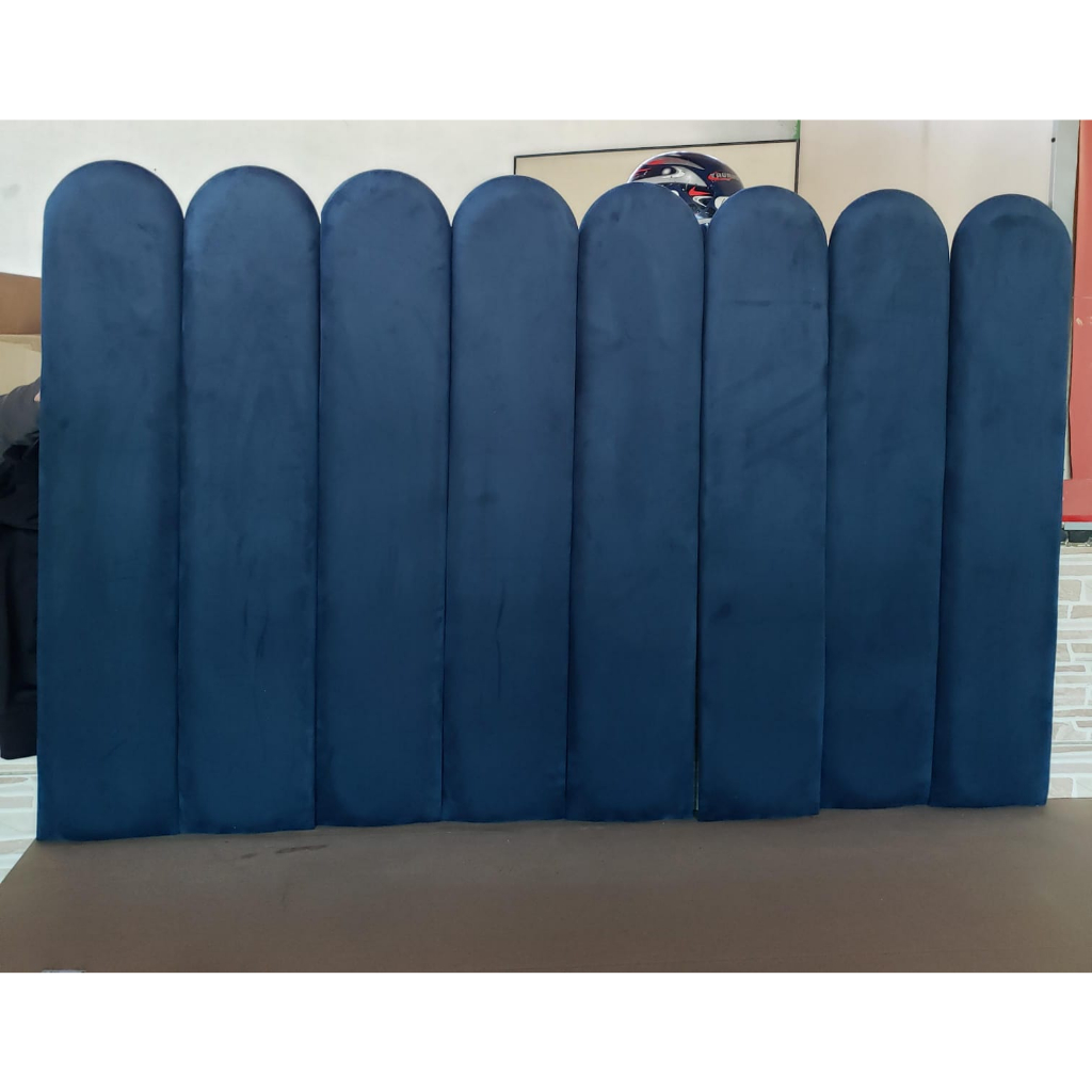 Cabeceira modular solteiro modelo cerquinha kit 6 placas de 90x20 ...