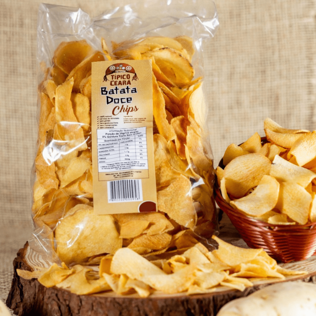 Chips de Batata Doce Premium - 70gr- Típico Ceará | Shopee Brasil