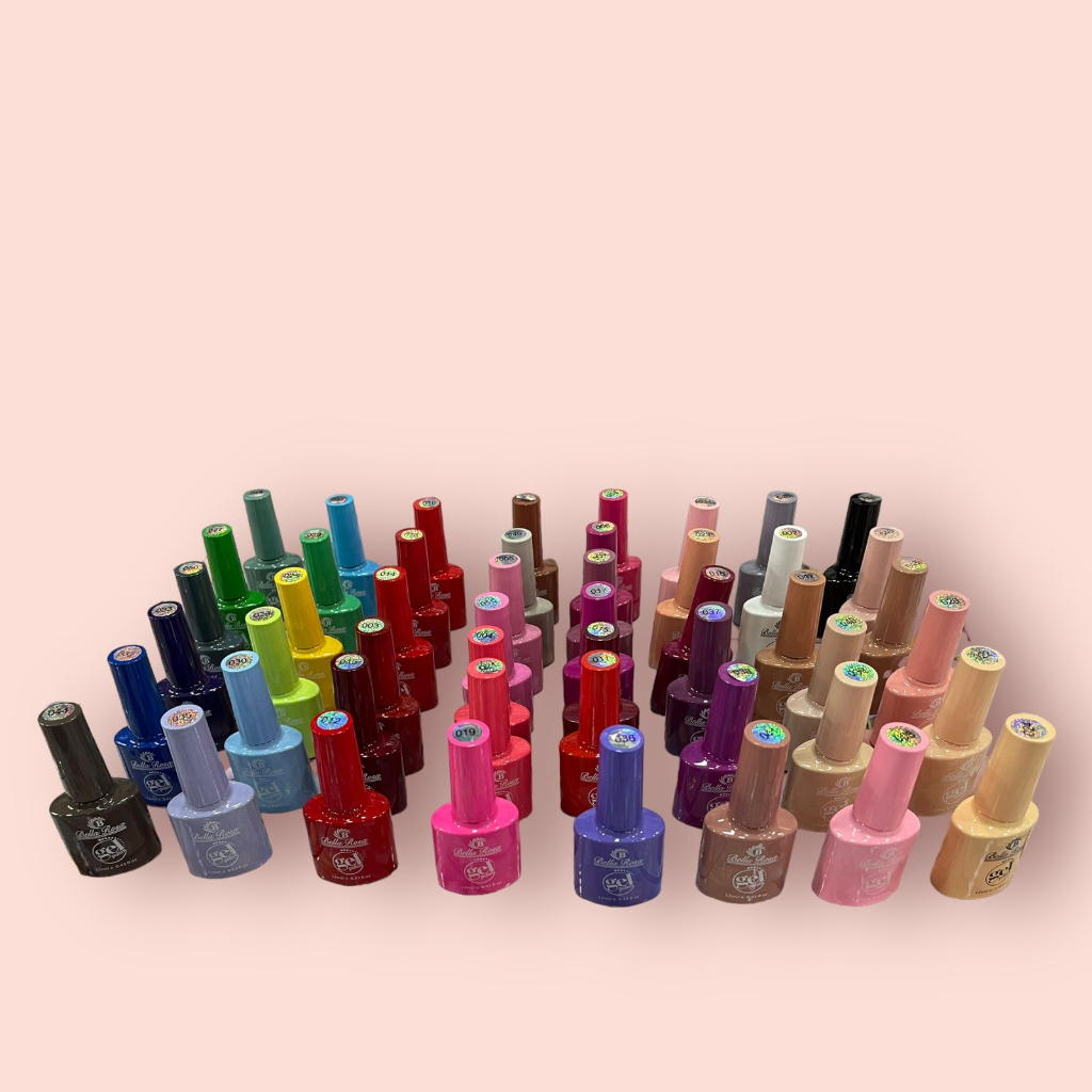 Kit de Esmalte Bella Rosa - Coleção Gel Polish 12ml | Shopee Brasil