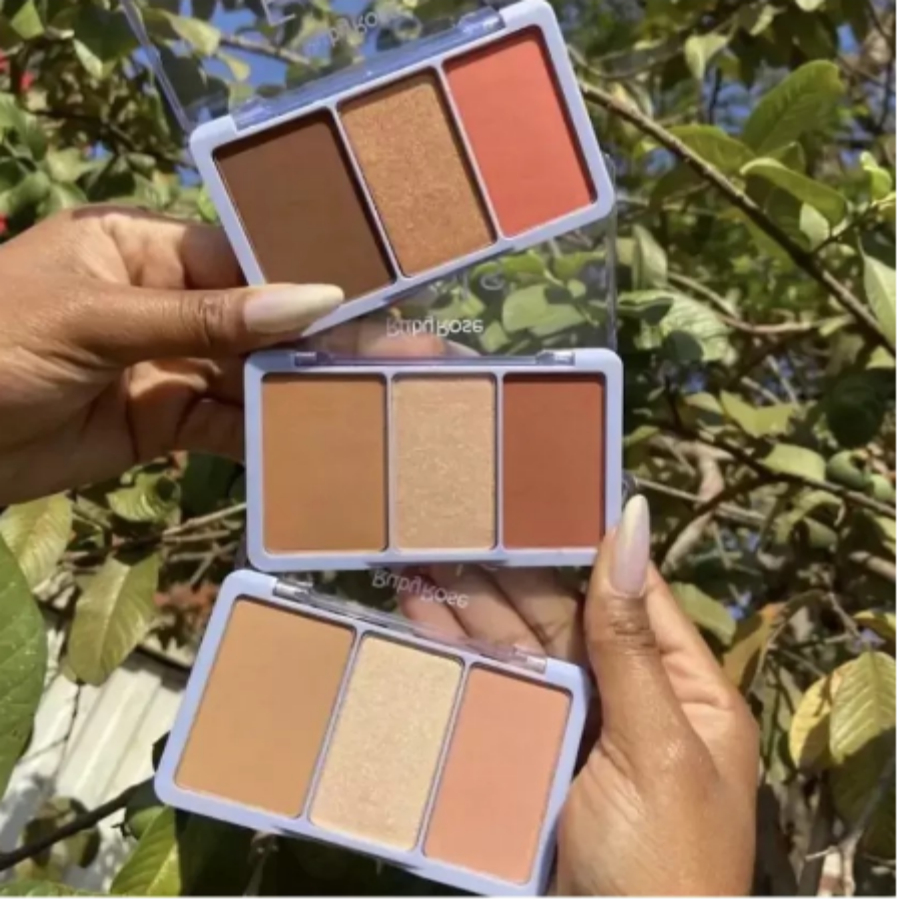 Paleta De Contorno Iluminador e Blush Feels Mood Ruby Rose 13,2g-HB7526 | Shopee Brasil