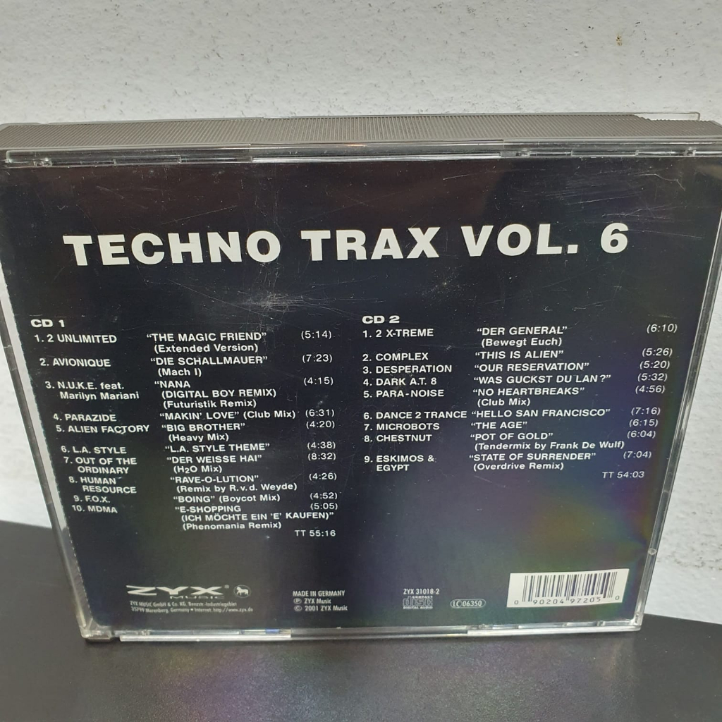 CD Minibox Duplo Techno Trax Vol. 6 - Importado Alemanha | Shopee Brasil