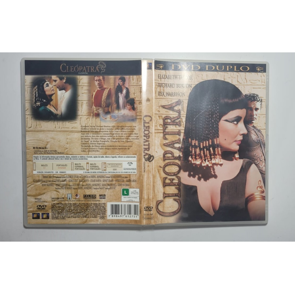 Dvd Cleópatra - Duplo | Shopee Brasil