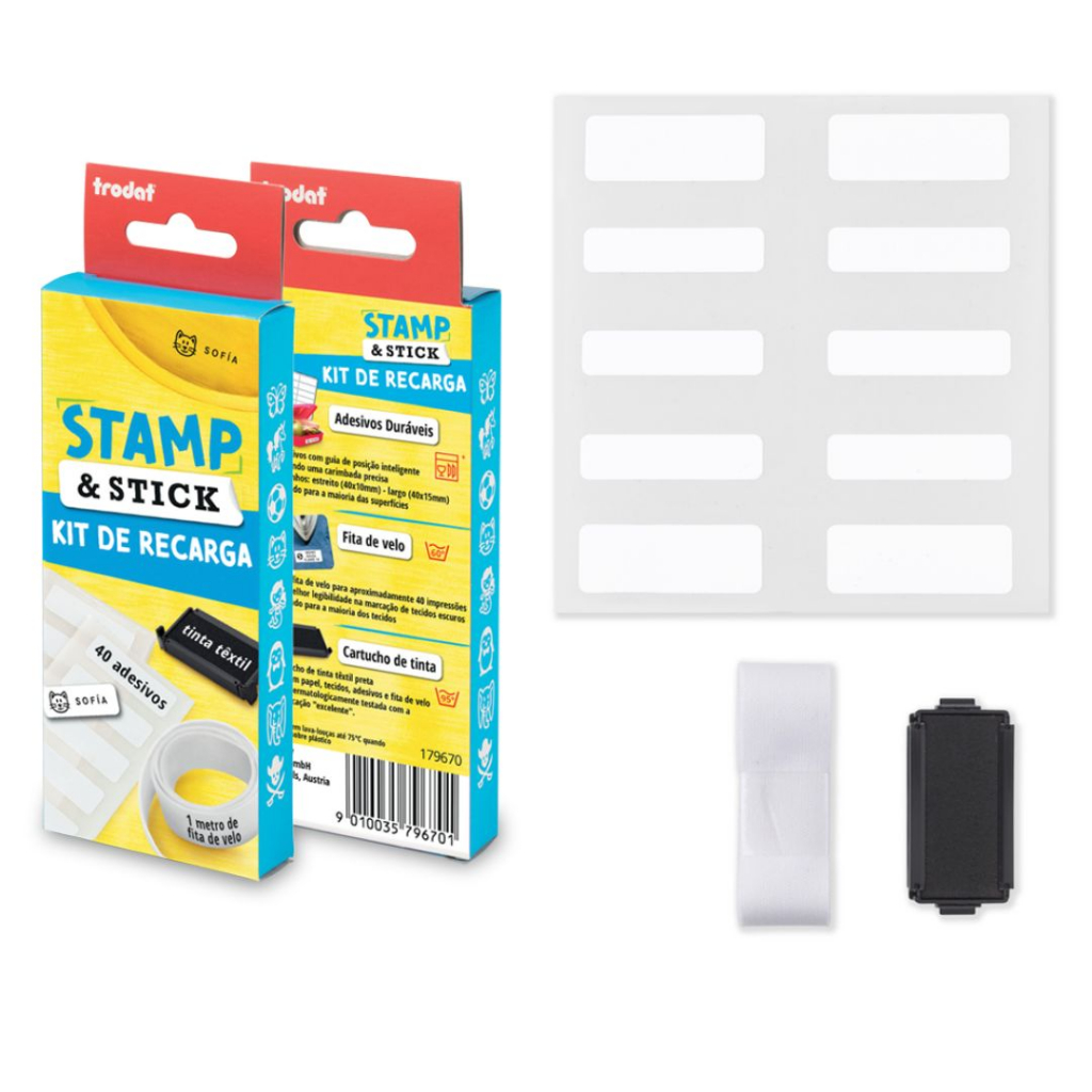 Kit de Recarga do carimbo Stamp & Stick | Shopee Brasil