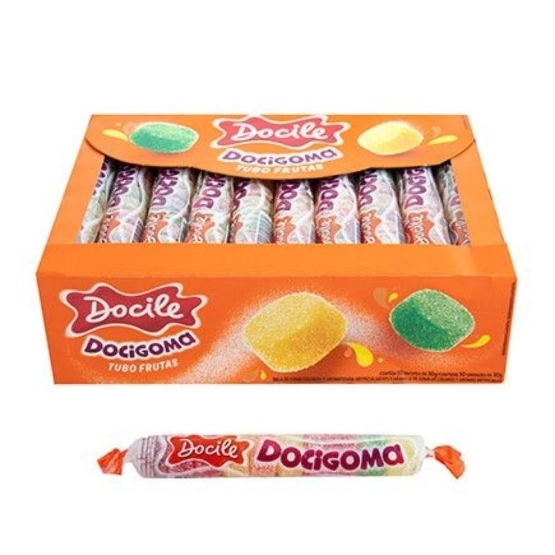 bala de goma docile (30 unidades) | Shopee Brasil