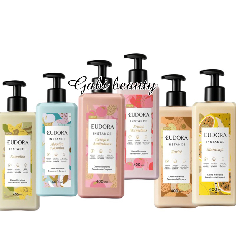 Creme Hidratante Desodorante Corporal Instance 400ml | Shopee Brasil