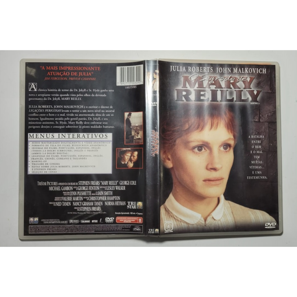 Dvd Original O Segredo De Mary Reilly | Shopee Brasil