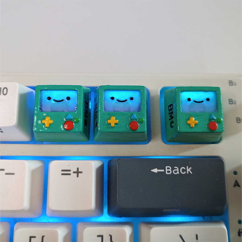 Keycap Tecla Artesanal - Beemo Hora de Aventura | Shopee Brasil