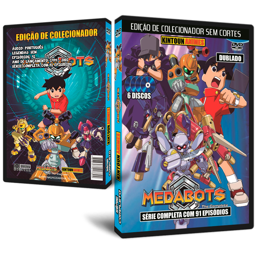 Medabots Série Completa e Dublada em DVD | Shopee Brasil