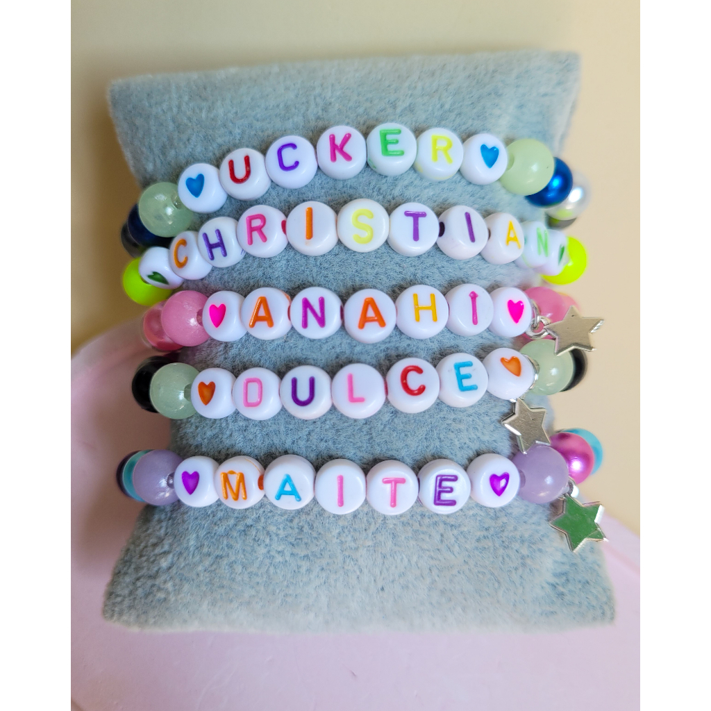 Pulseiras RBD integrantes| Maite - Dulce - Anahi - Ucker - Christian ...