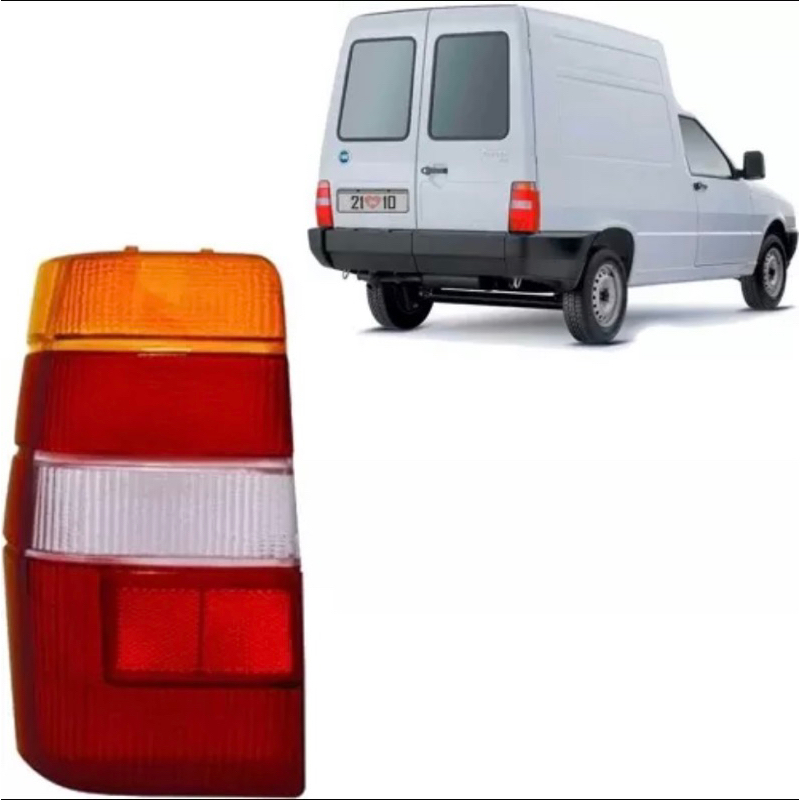 Lente Lanterna Traseira Elba Fiorino 86 97 Lado Direito Shopee Brasil