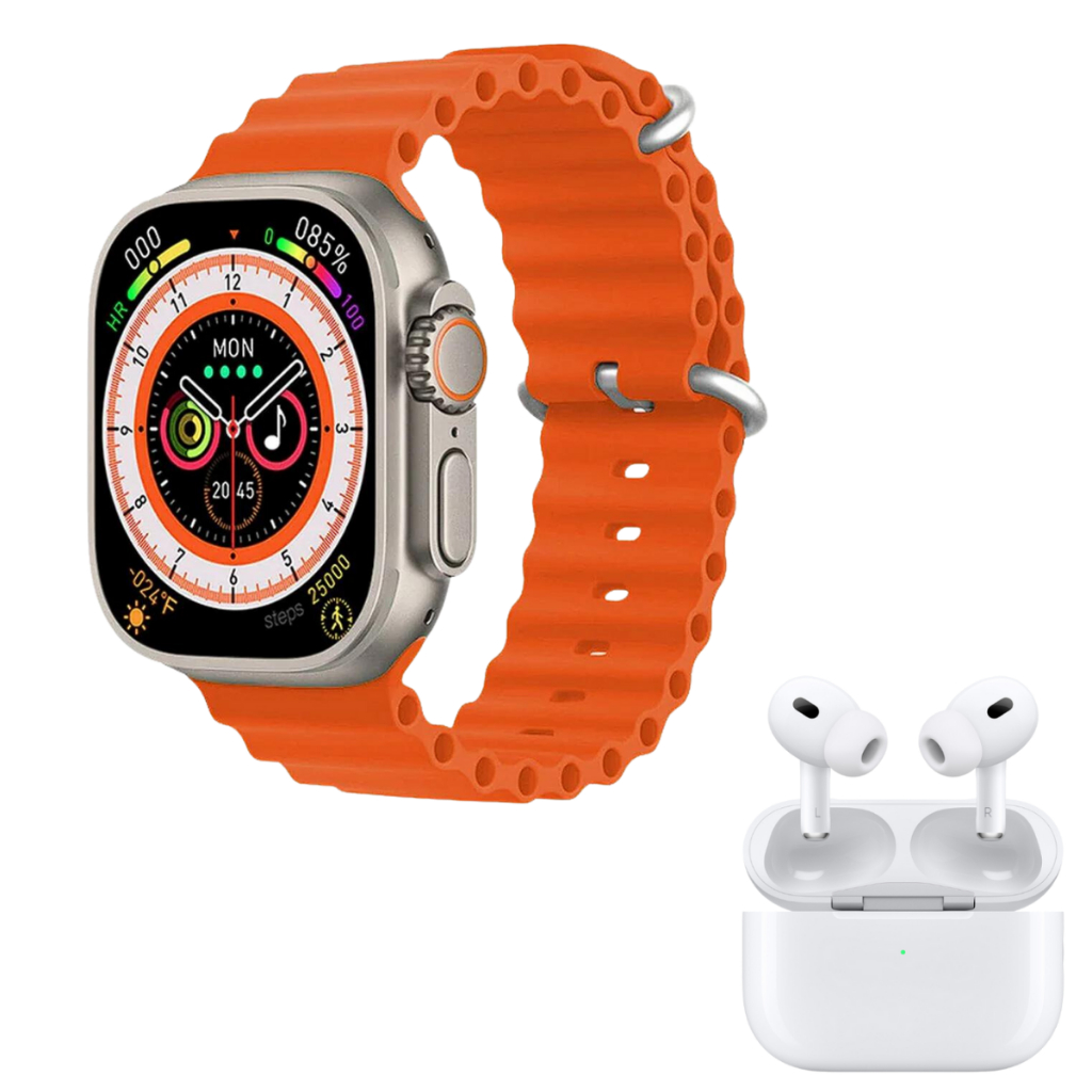 Kit Relógio Smartwatch Ligações Notificações Academia Fitness NFC e ...