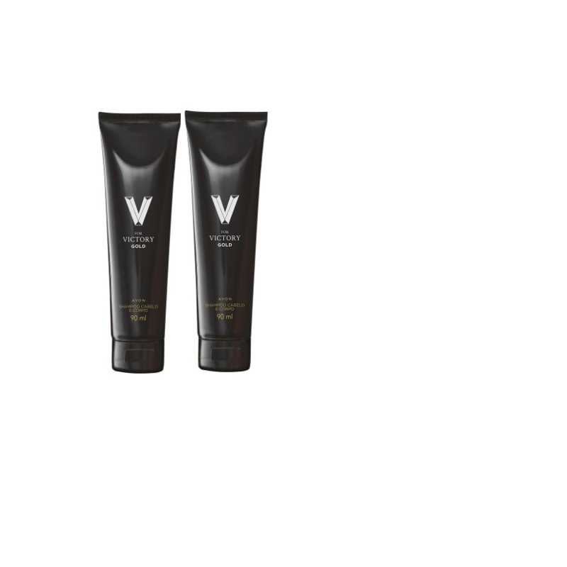 Kit 2 Shampoo E Corpo V For Victory - Avon | Shopee Brasil