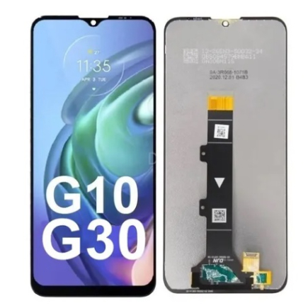 Tela Frontal Touch Display Moto G10 Xt2127 G30 Xt2129 Sem Aro E Com Aro Pronta Entraga ...