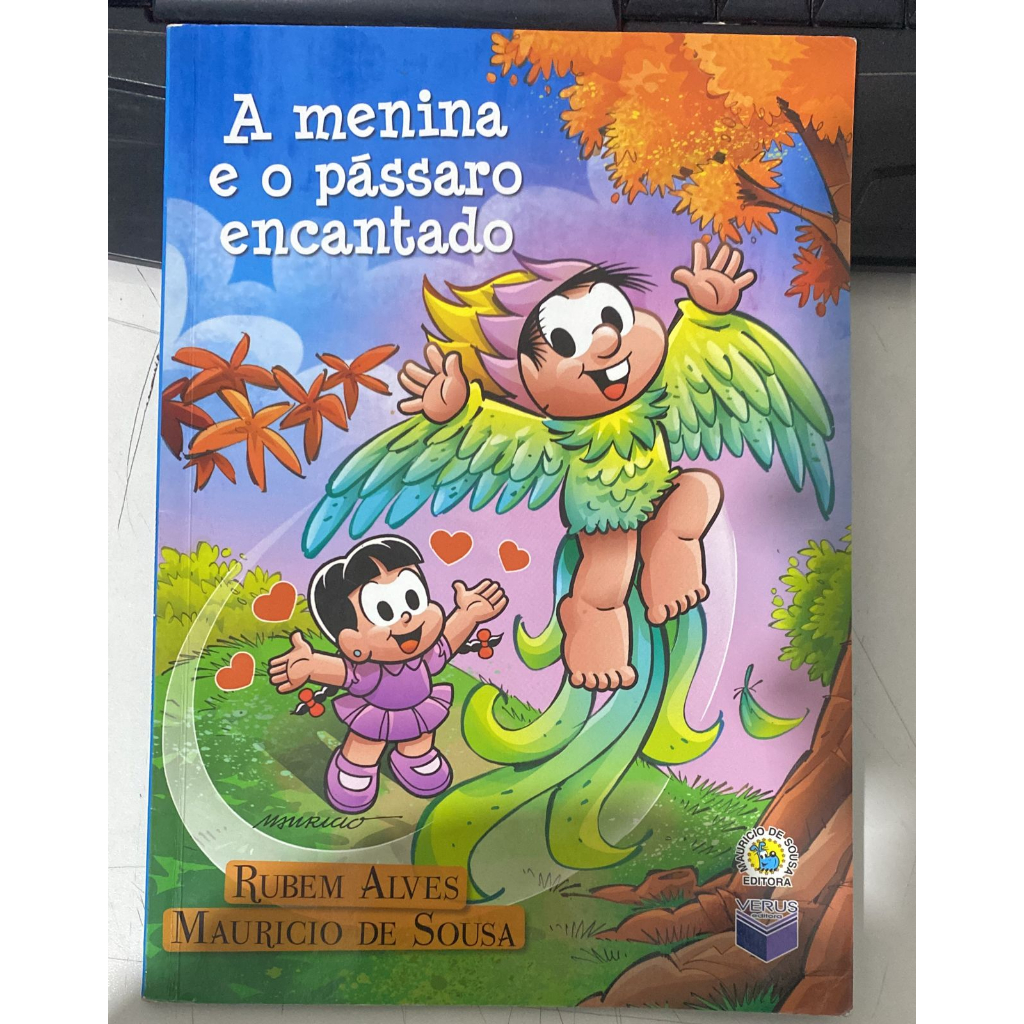 Livro Infantil Usado : A Menina e o Pássaro Encantado - Rubem Alves e Mauricio de Sousa | Shopee ...