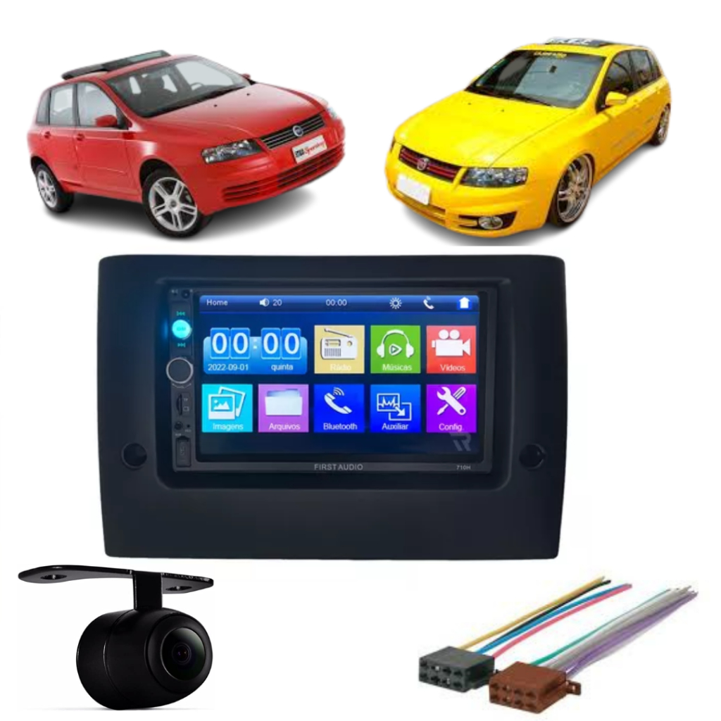 Kit Central Multimidia Dvd 2 Din Mp5 Fiat Stilo 2003 A 2012 | Shopee Brasil