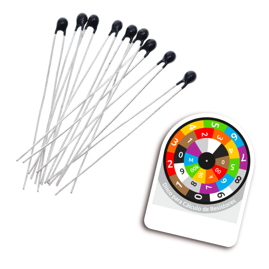 Kit 50 x Termistor Ntc 10k Ohm - Para Arduino | Shopee Brasil