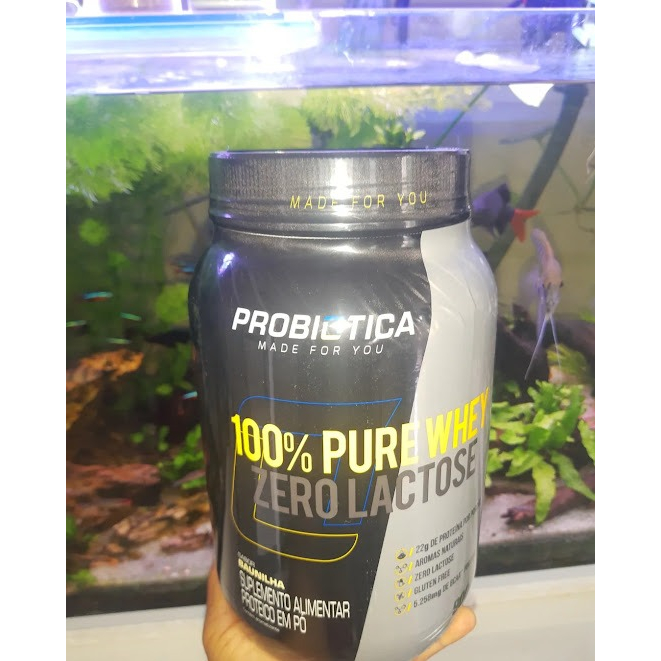 100% pure whey zero lactose, whey, lactose, original, baunilha | Shopee ...