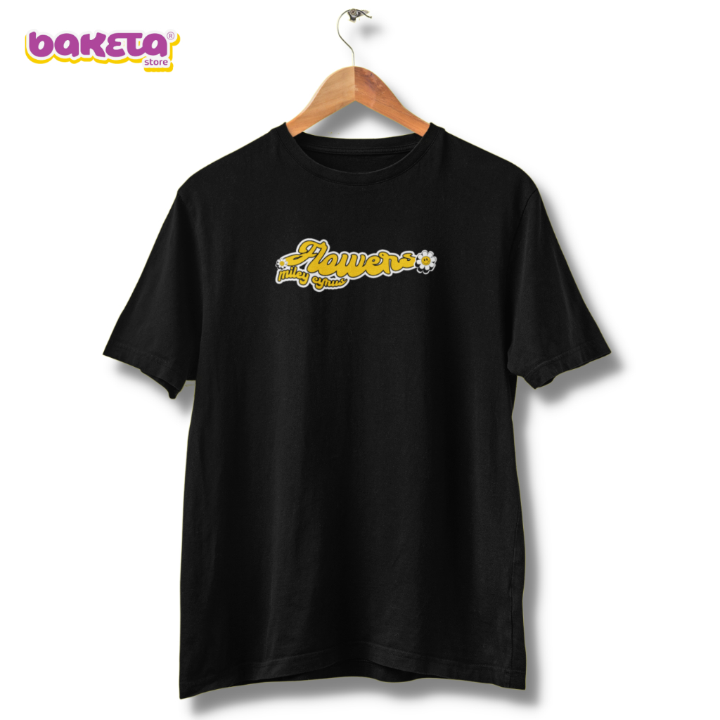 Camiseta Miley Cyrus (Flowers) [Baketa Store] | Shopee Brasil