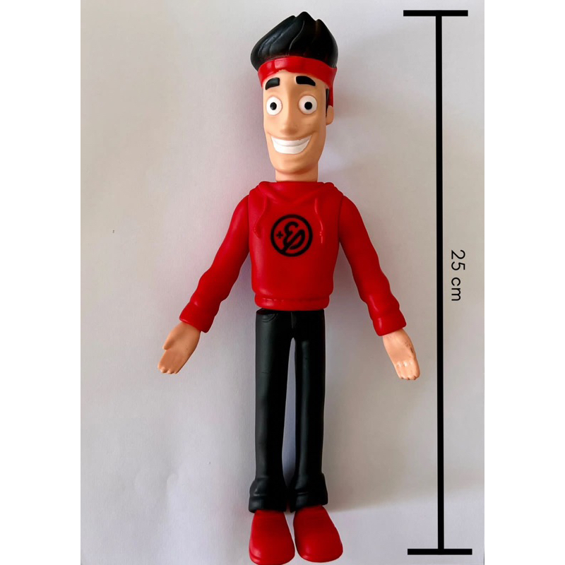 Boneco de vinil eraldinho articulado 25 cm de altura | Shopee Brasil