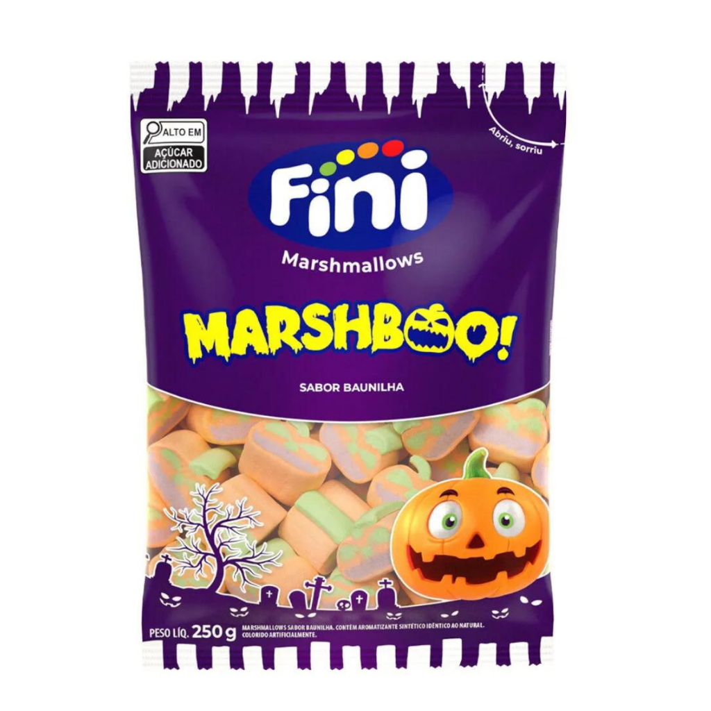 Masrhmallows Fini Marshboo Sabor Baunilha 250g | Shopee Brasil